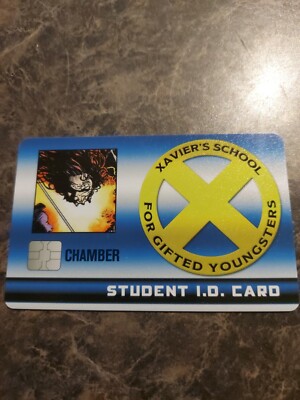 Marvel Heroclix X-Men Xavier's School Chamber Student ID Card XID-010 ...