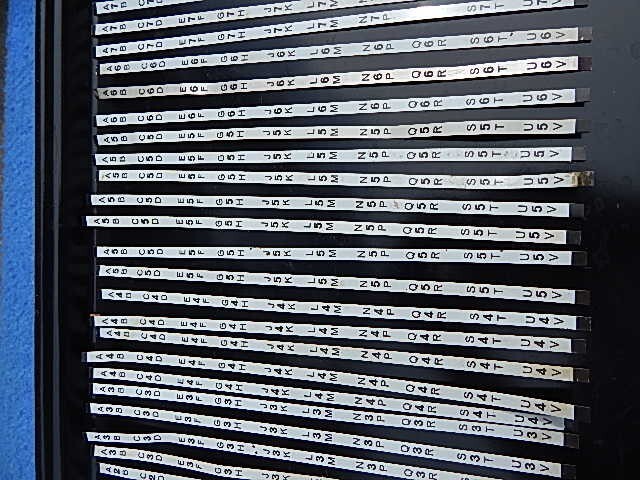 AMI / Rowe MM5 MM6 Title Rack or Program Holder, one only with choice ...