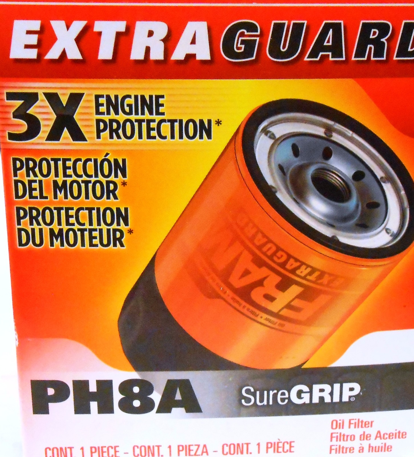 FRAM PH8A EXTRA GUARD SURE GRIP OIL FILTER | eBay