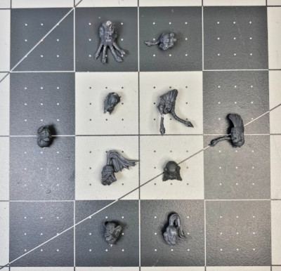 40k Space Wolves Marine HEADS x10 bits Lot #2 GW citadel bitz Kill Team ...