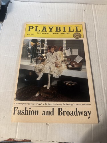FASHION AND BROADWAY, PLAYBILL MAGAZINE, MAY 1984 SUPER RARE VINTAGE | eBay
