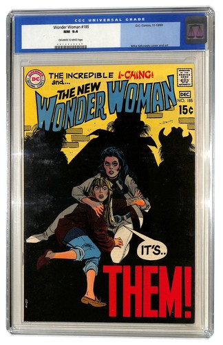 Wonder Woman #185 CGC 9.4 Mike Sekowsky Silver Age Cover & Art 1969 (XO ...