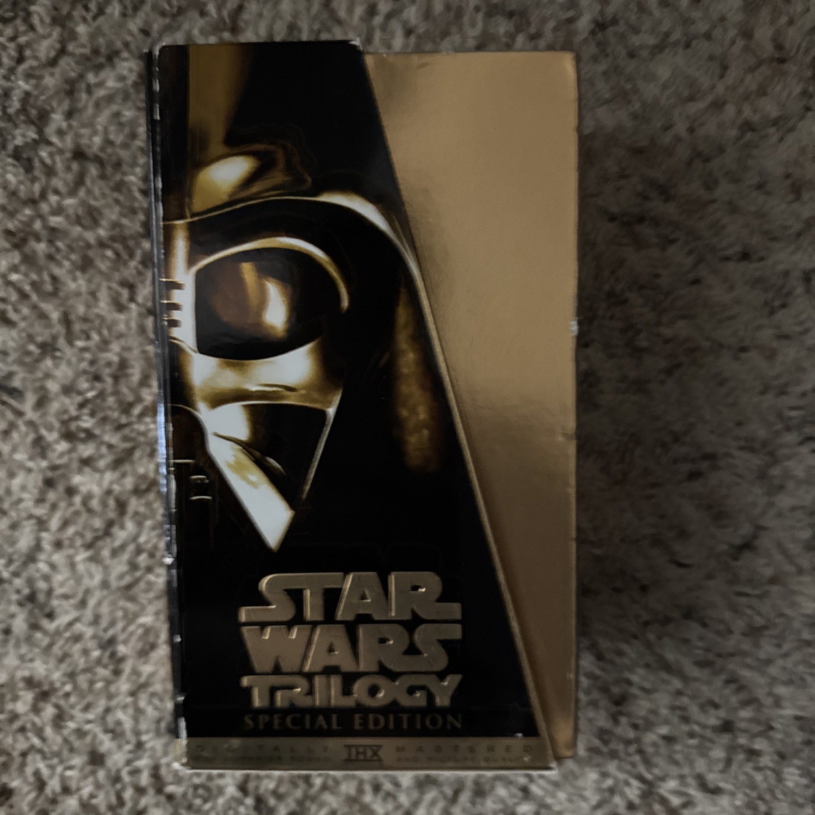 Star Wars Trilogy 1997 Special Edition THX 3 VHS Gold Box Set Digitally ...