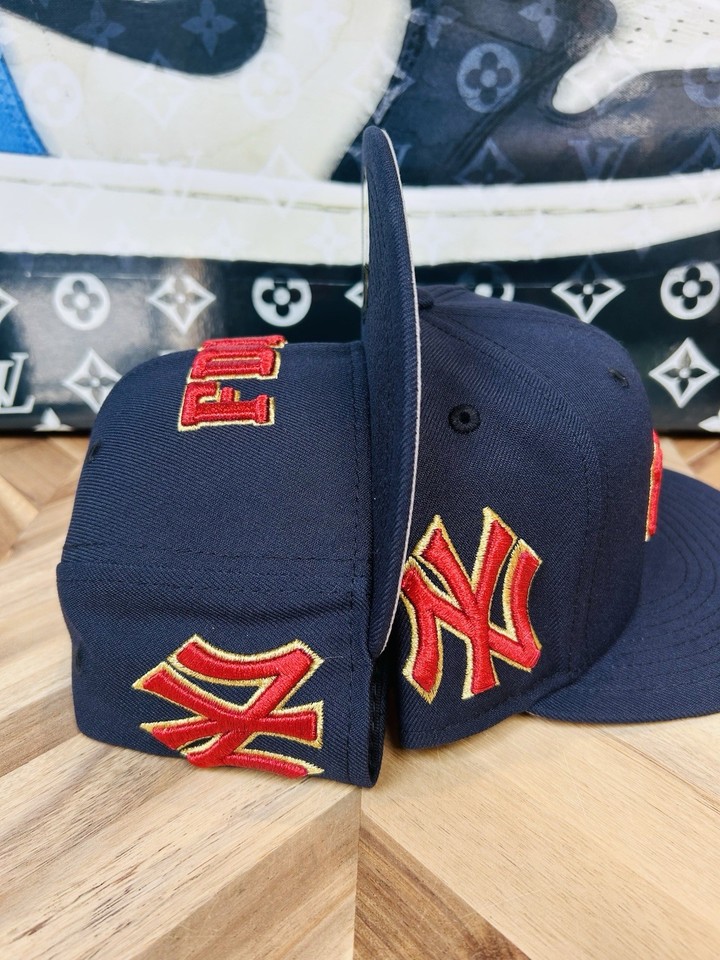 New Era New York Yankees FDNY Fire Department Navy Red “Supreme” 7 3/8 ...