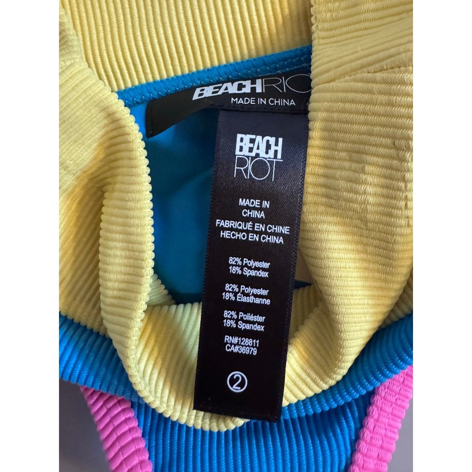 Beach Riot little Kids' Little Eva & EmmyTwo-Piece Swimsuit (new) size ...