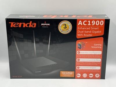 Tenda AC18 Wireless-AC1900 Dual Band Gigabit Wi-Fi Router New Factory ...