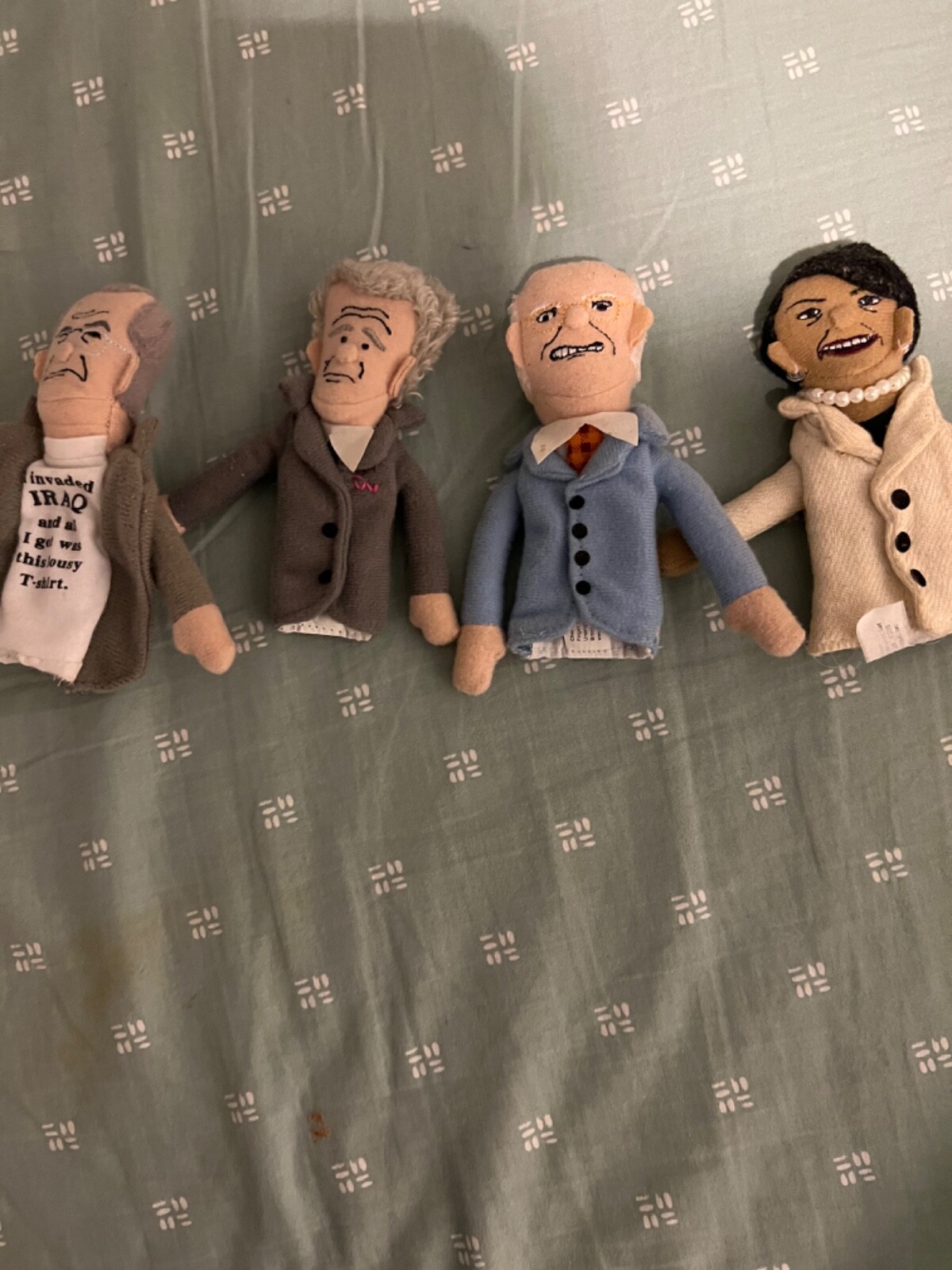 Political Finger Puppets Axis of Evil III George Bush Dick Cheney Humor ...