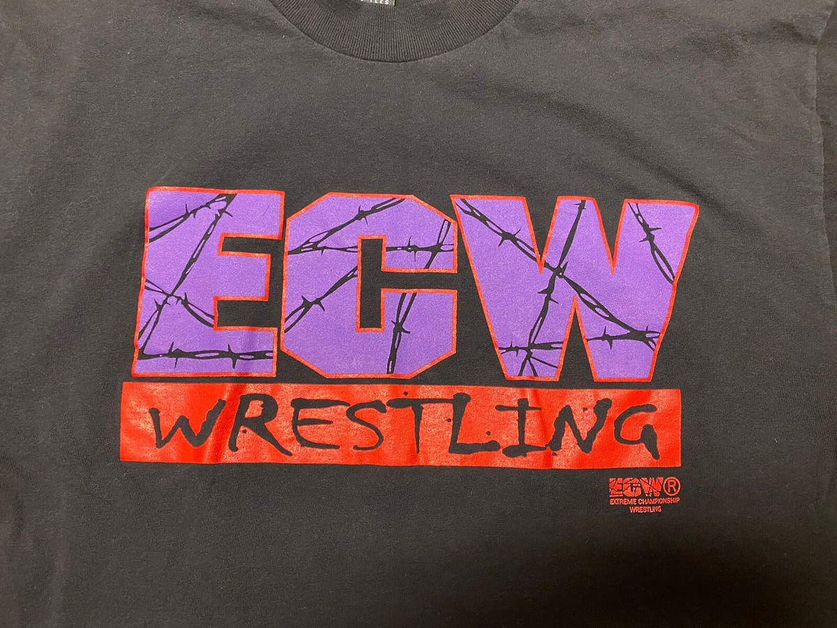 Ecw Purple Logo Ecw Wresting Small Embroidery Patch