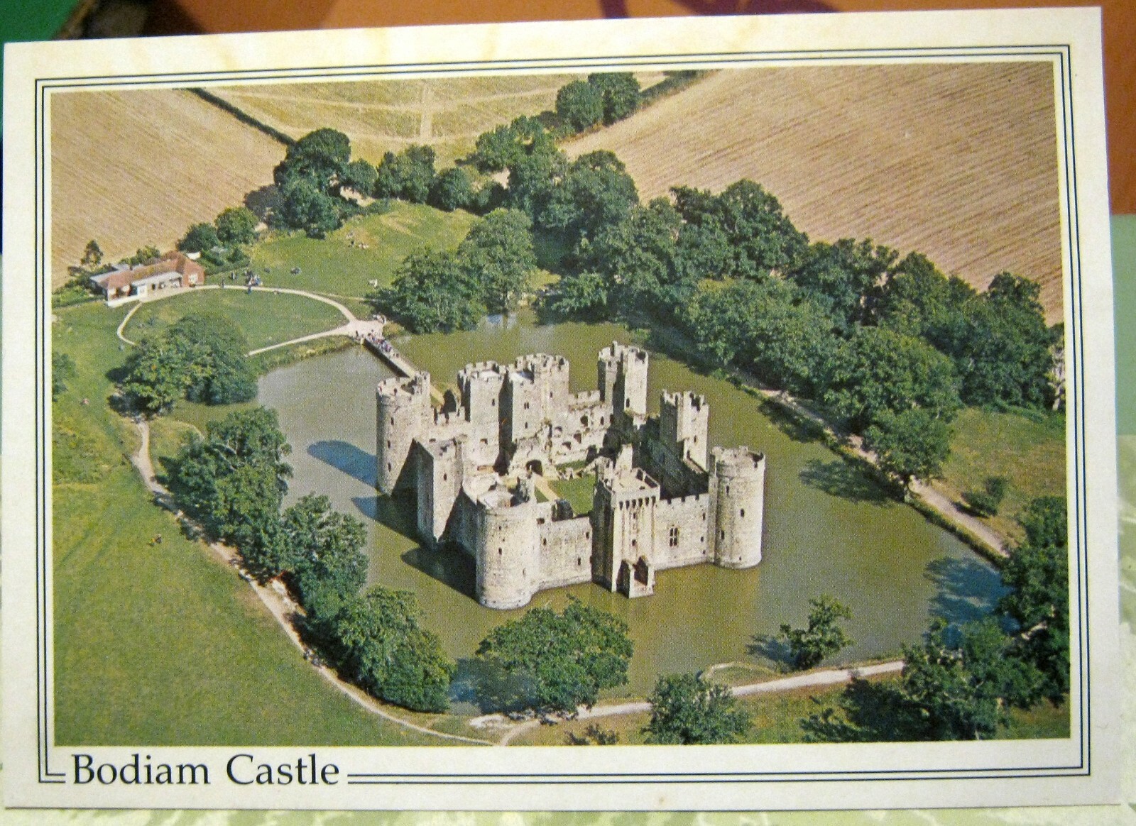Bodiam Castle Birds Eye View