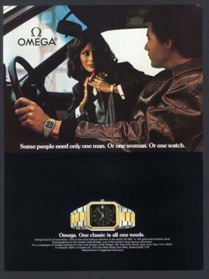 OMEGA 1980 Watch MAGAZINE AD Quartz Chronometer | eBay