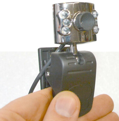 USB Camera Webcam with LED Light 640x480 Clip Function New | eBay