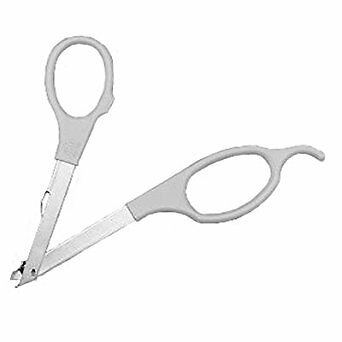 Skin Staple Remover Plastic Handle/Metal Tip Scissor Style Handle, 1 ...