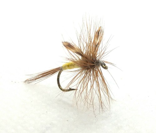 3 Sherry SPINNER Dry Flies BWO Spent Dries Trout Fly Fishing Size 12,14 ...