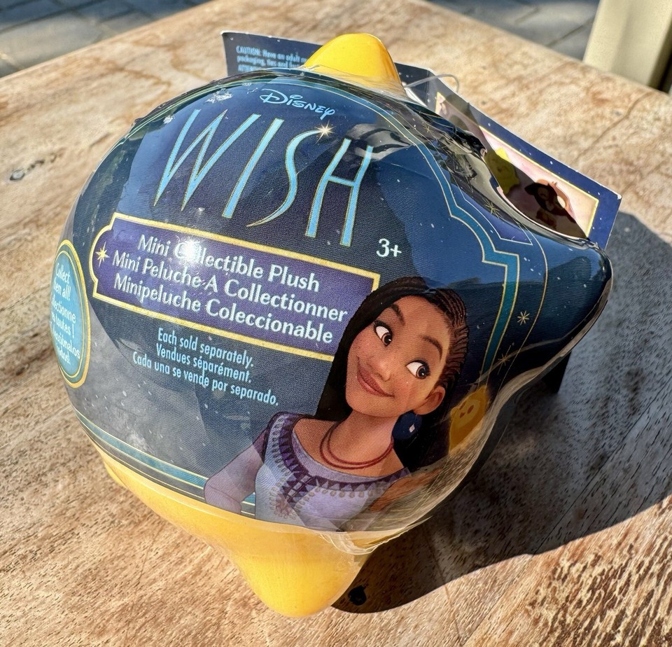 WOW!!! Disney Wish Mini Collectible Plush 3” In sealed Container (blind ...