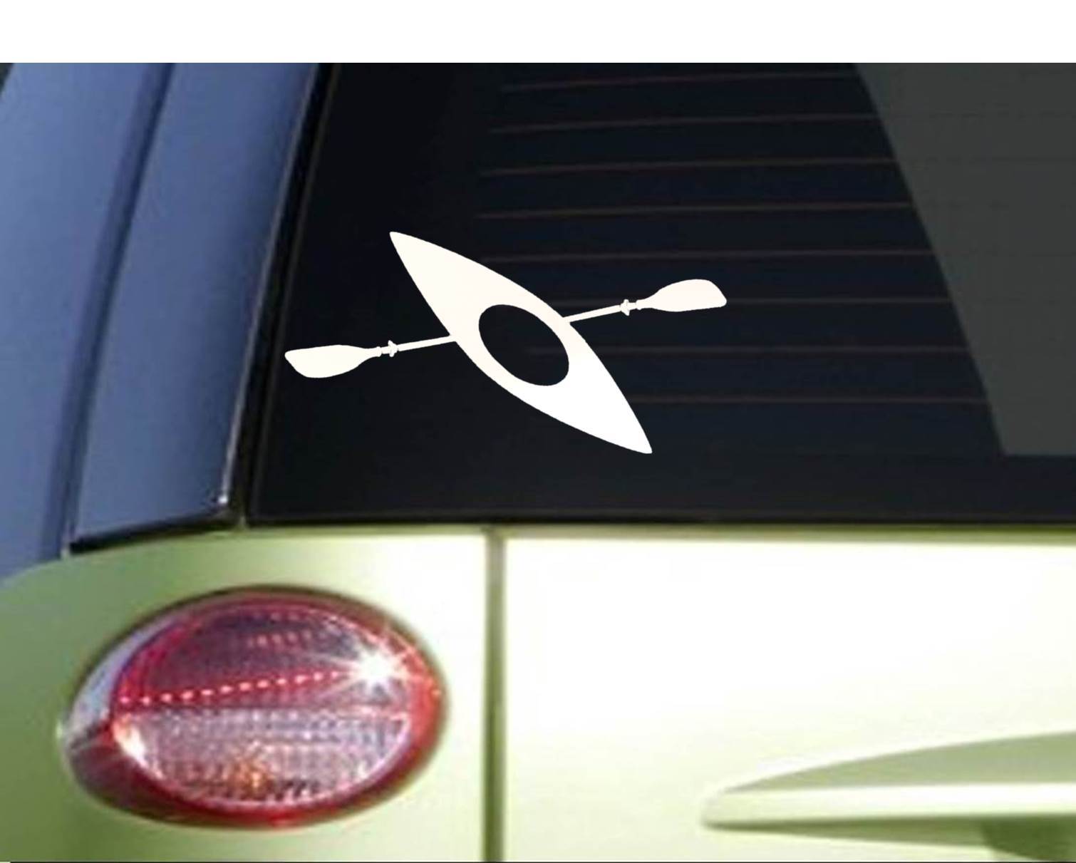 Kayak 7 inch sticker decal *I100* kayak kayaking river boat lifevest ...