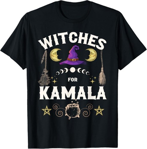 Witches for Kamala Harris Political Election T-Shirt, Unisex Tees | eBay