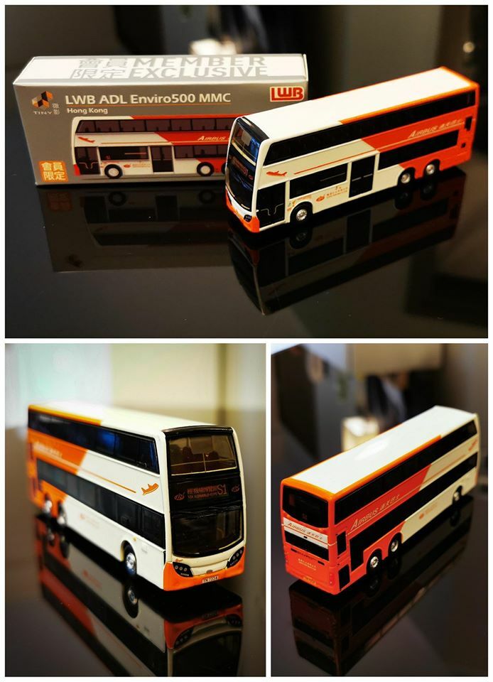 TINY HONG KONG CITY LWB ADL Enviro500 MMC E500 Bus (S1) Member Exclusive | eBay