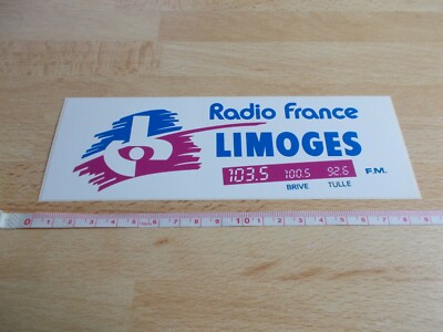 Sticker Radio France Limoges | eBay