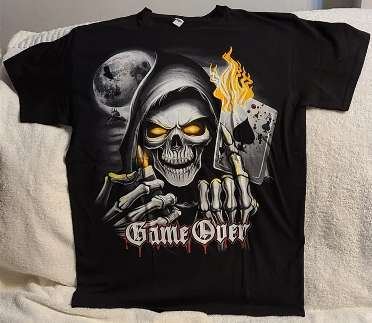 Game Over Logo Skull