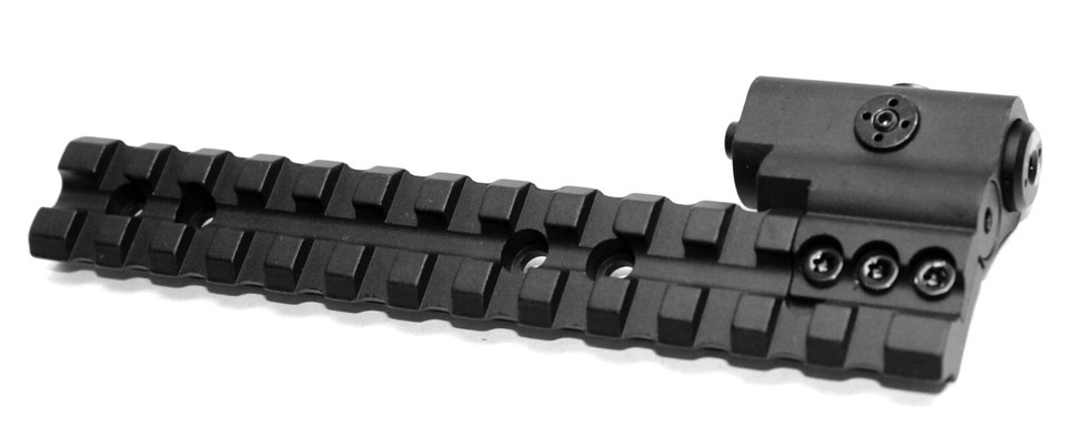 Mossberg 590 shockwave 12 gauge pump red laser sight and picatinny rail ...