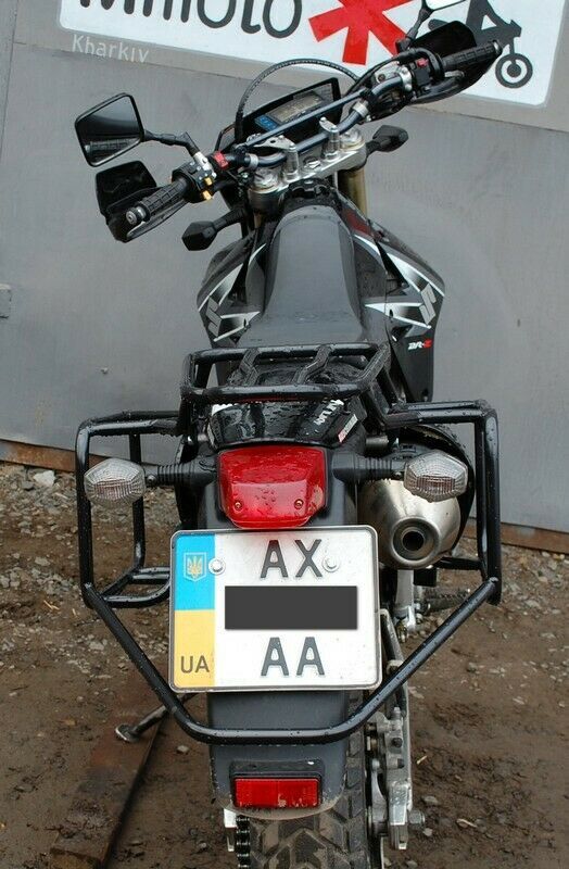 SUZUKI DRZ 400 SM COMPLETE RACK LUGGAGE SYSTEM BIKE MOTORCYCLE BLACK ...