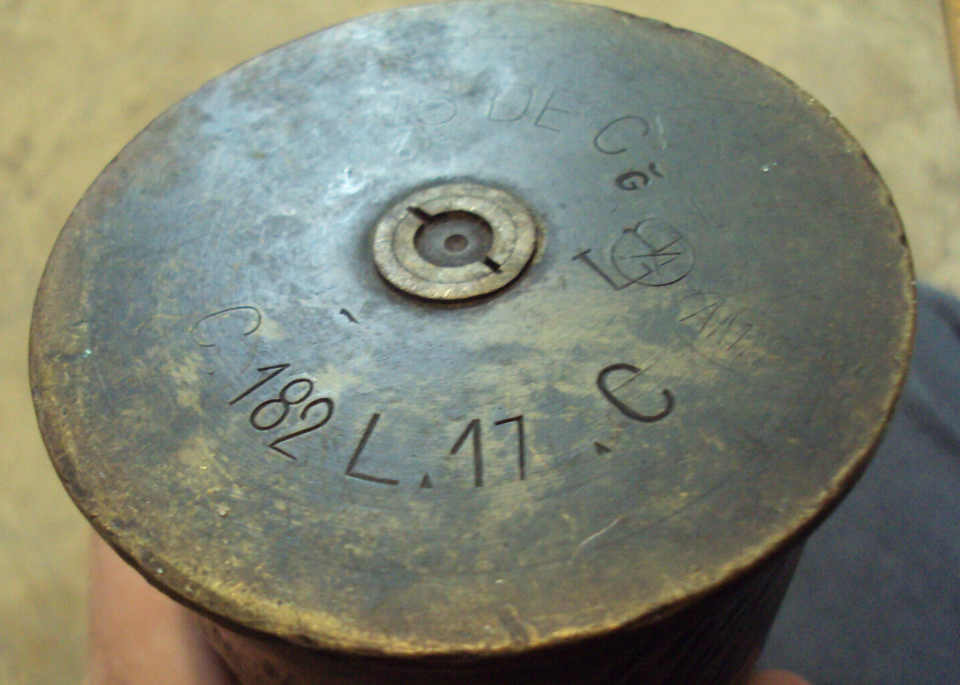 Pair of Antique WW1 Trench Art Brass Military Artillery Shell Cases Art ...