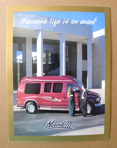 1998 (FORD) MARK III Luxury Conversion Van Sales BROCHURE | eBay