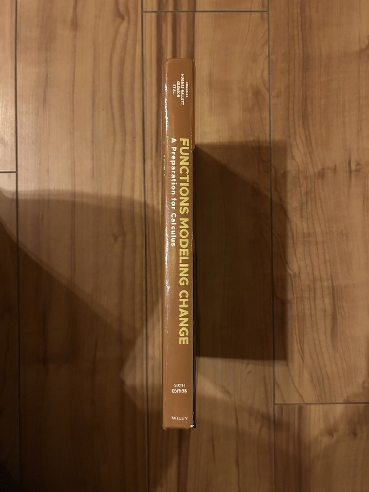 Functions Modeling Change 6th Edition | eBay
