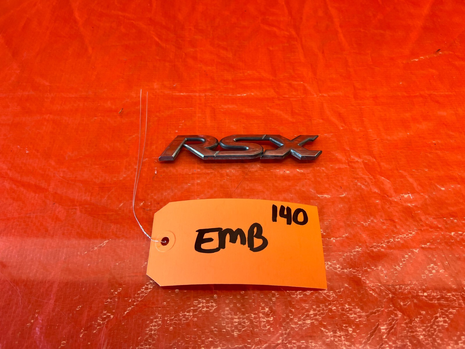 02-06 ACURA RSX - TRUNK BADGE EMBLEM INSIGNIA ORNAMENT - " RSX " LOGO ...