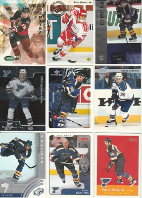 🏒 Huge 25 + different PAVOL DEMITRA cards lot 1992 - 2009 Senators ...