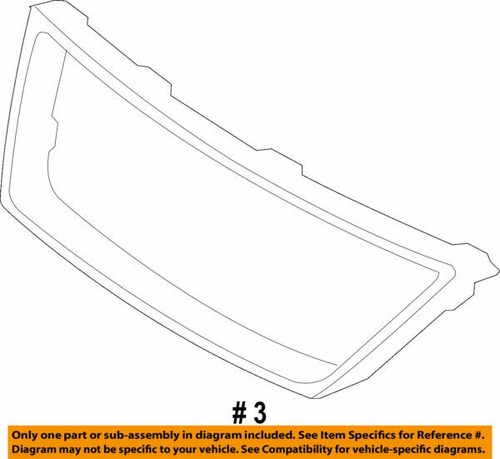 52711-33080 Toyota Moulding, radiator grille 5271133080, New Genuine ...