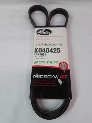 NEW GATES Serpentine Belt K040425/ 4PK1081 9/16"X43-1/8" O.C | eBay