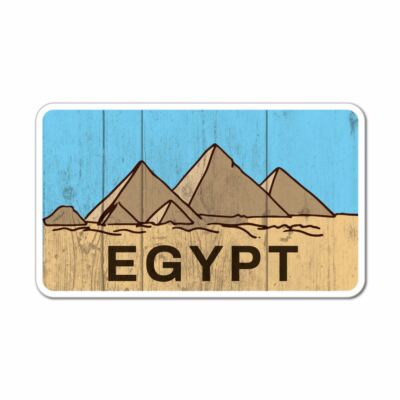 Egypt Sticker Decal Airplane Backpack Hiking Cities Luggage Travel ...