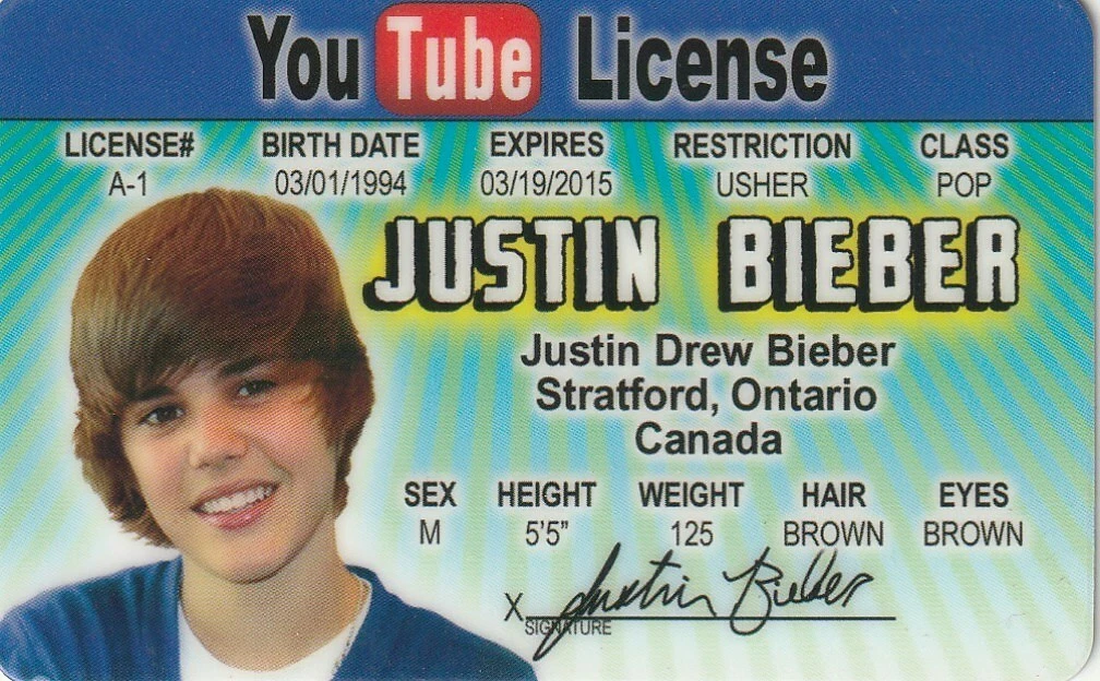 Justin Bieber Drivers License