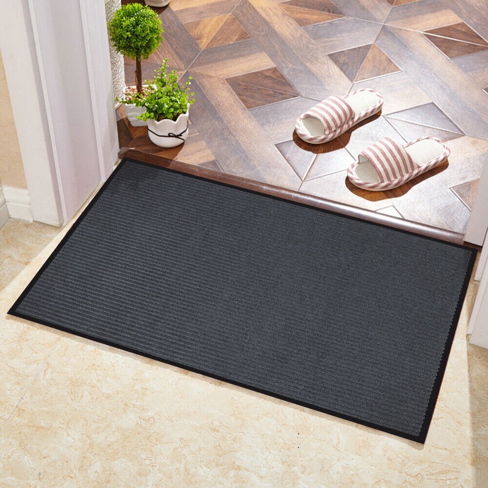 Durable Front Door Mat Welcome Floor Rug Non-Slip Mat Indoor Outdoor ...
