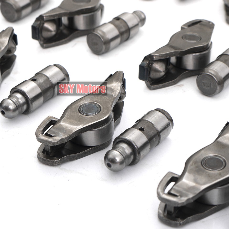 24x Valve Hydraulic Lifters Tappets Rocker Arms Set For AUDI S4 S5 A6 3 ...