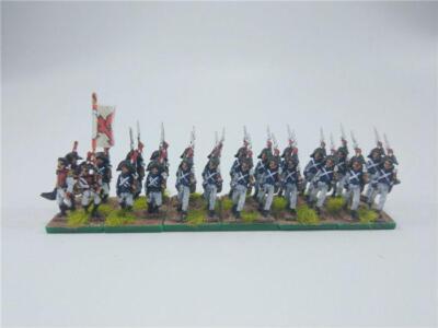 15mm Napoleonic painted Spain Line Infantry Marching Bicorne Gsp69a | eBay