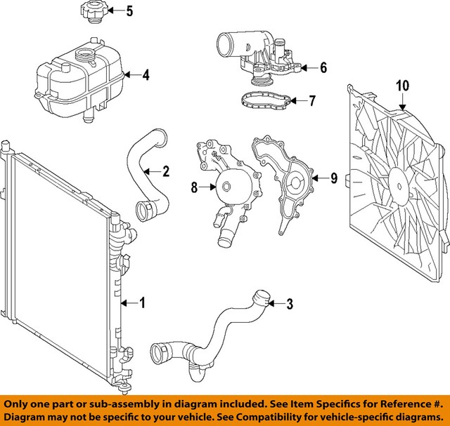 Chrysler Oem-radiator 68244867AA for sale online | eBay