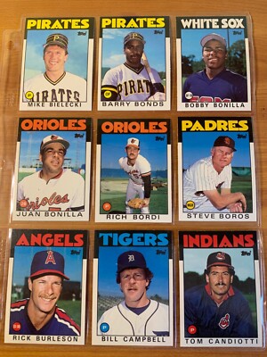 1986 Topps Traded Set 1-132 U PICK (Rookies-HOFers) NM-MT Volume Price ...