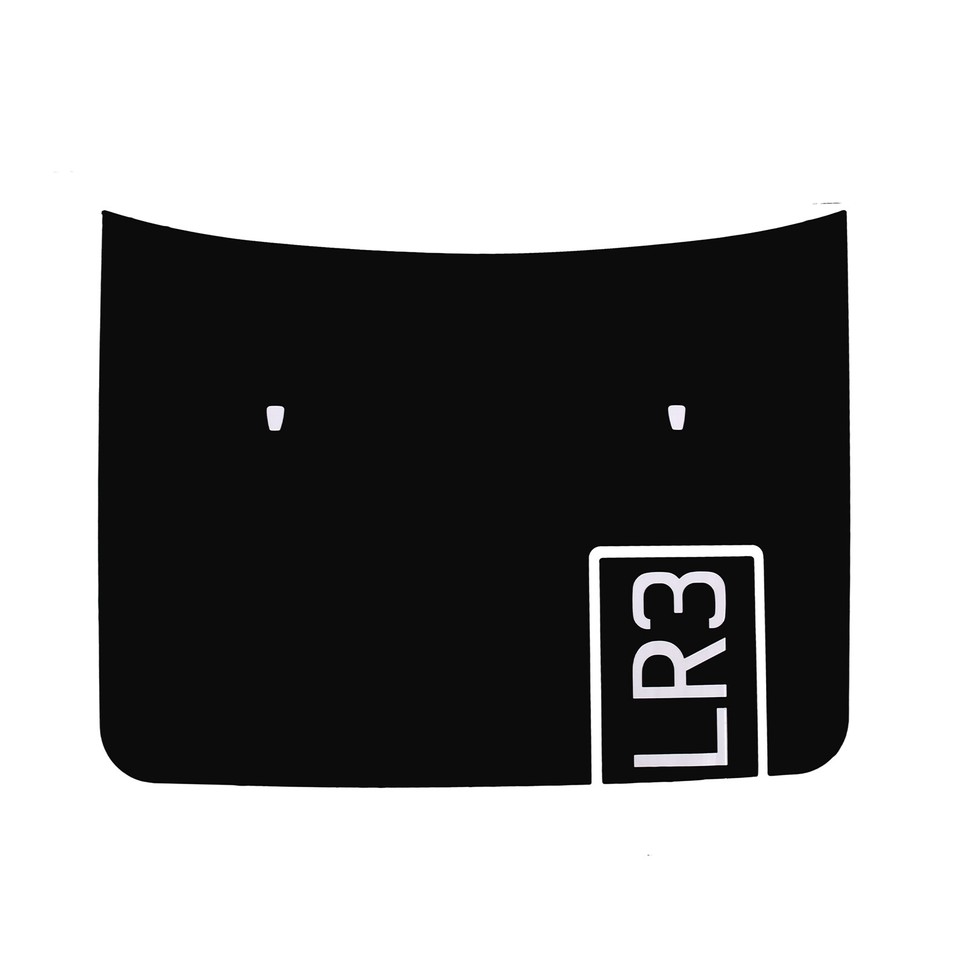 Black Bonnet Decal Fit For Land Rover Discovery 3 & 4| Anti-Glare vinyl ...