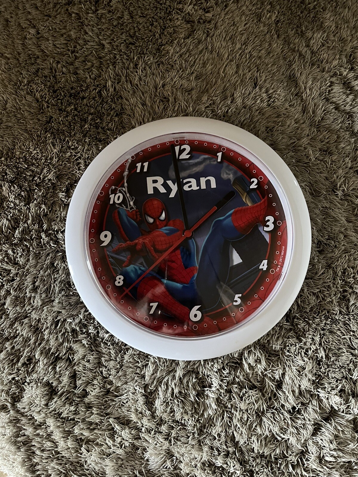 Custom Spiderman Wall Clock With (For Ryan) Great For A Kids Room! 🕷🕸 ...