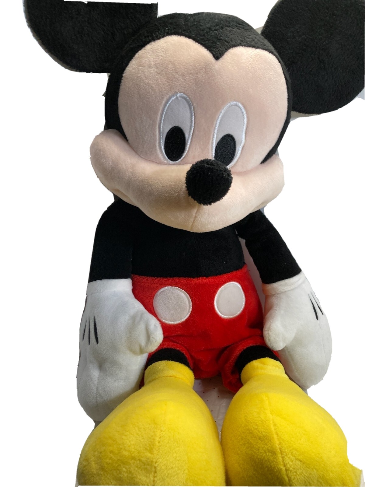 Jumbo Mickey Mouse Disney Parks Plush Stuffed Animal Large 26" Tall | eBay