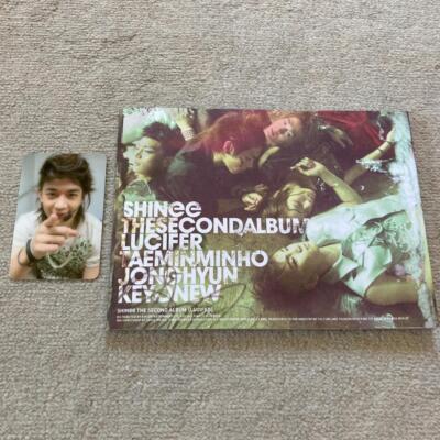 SHINee Minho CD Photocard Set LUCIFER Japan Sign Message | eBay