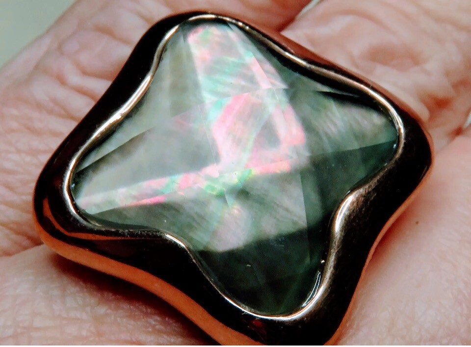 HONORA Bronze Collection Black Mother of Pearl Clover… - Gem