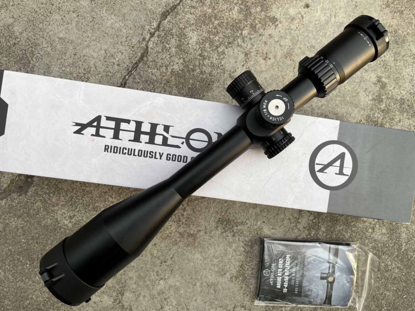 Athlon Argos BTR GEN2 10-40x56mm Riflescope w/ BLR SFP MOA Reticle ...