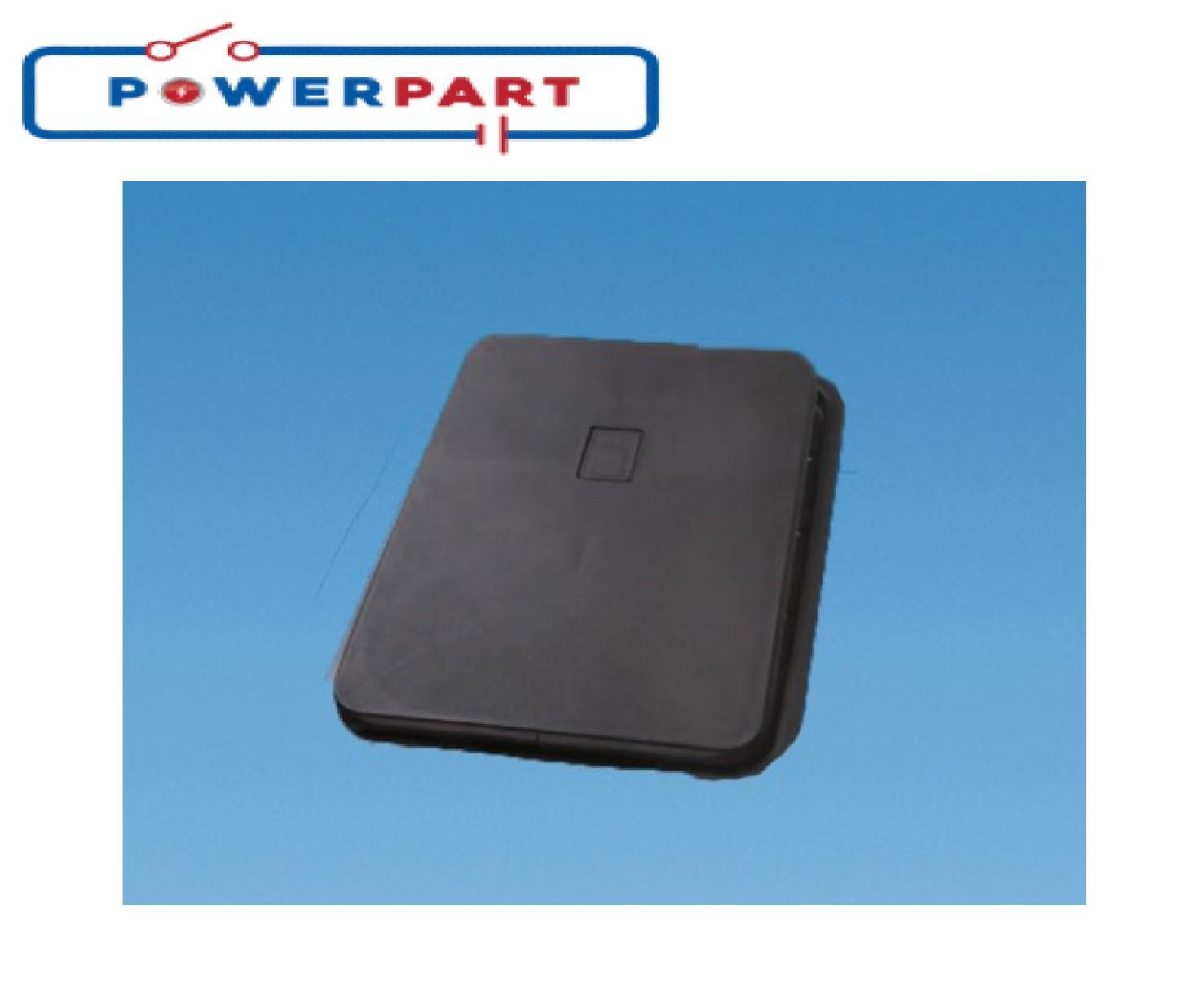 Powerpart Black Underfloor Battery Box + Box Lid - Caravan PO553 ...