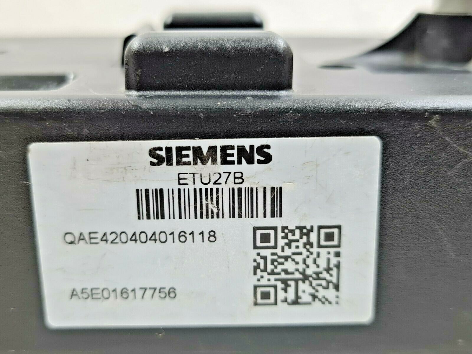 SIEMENS ETU27B RELEASE 2 ELECTRONIC TRIP UNIT | eBay