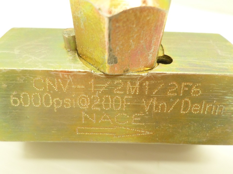 ⭐NEW IN BOX⭐ APACHE CNV-1/2M 1/2F6 6,000 PSI NEEDLE VALVE | eBay