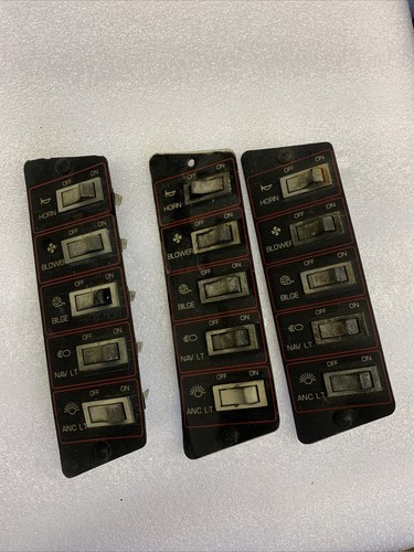 Bayliner Switch Panel & Switches US Marine 5 Switch Panel Maxum | eBay