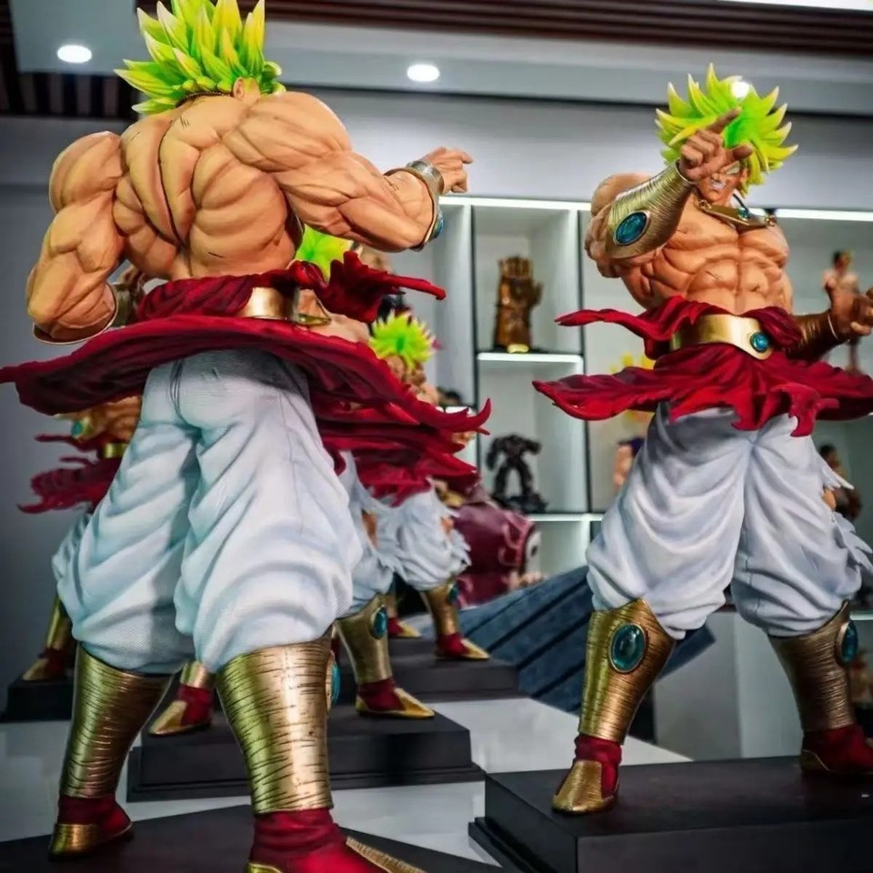 JT Studio Dragon Ball Z Broly Super Saiyan 3 Figure 50 cm PVC Statue ...